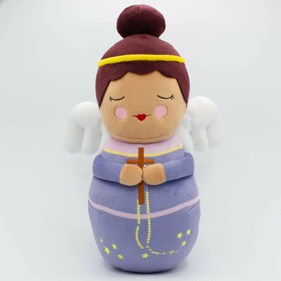 Purple Guardian Angel Plush Doll – Shining Light Dolls