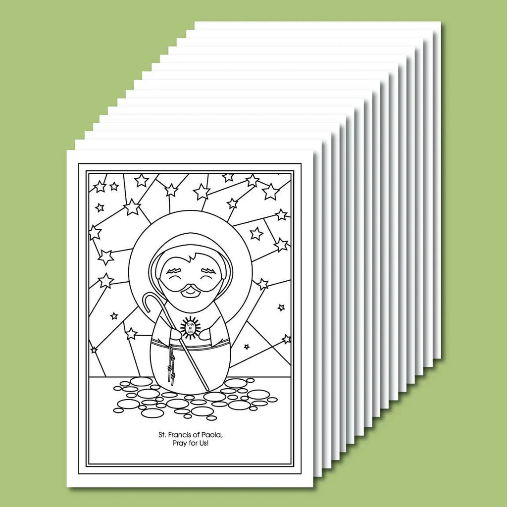 st bernadette coloring page free
